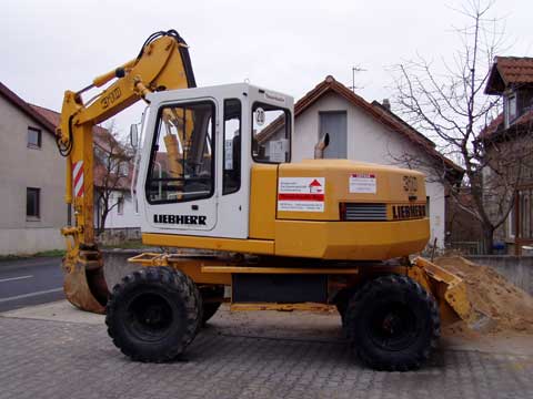 Bagger Liebherr